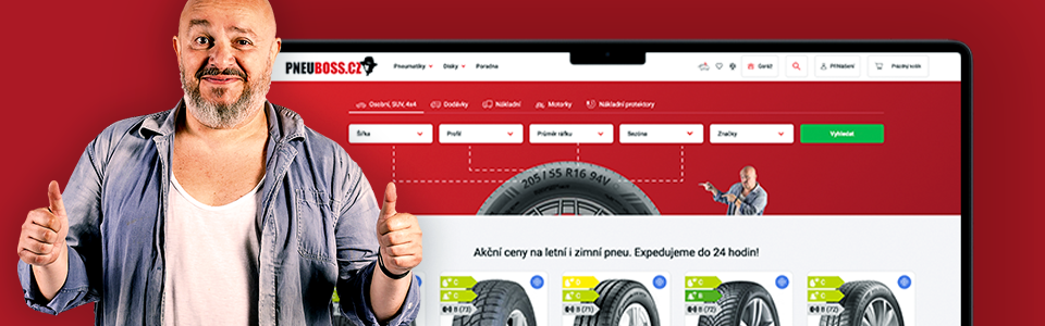 Pneuboss: e-shop se načte do půl vteřiny | PUXdesign