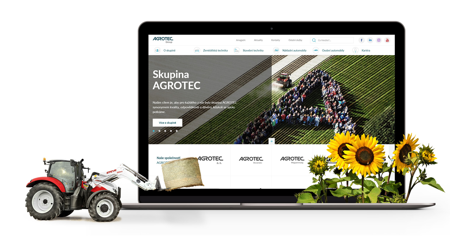 Agrotec - reference webů skupiny Agrotec | PUXdesign